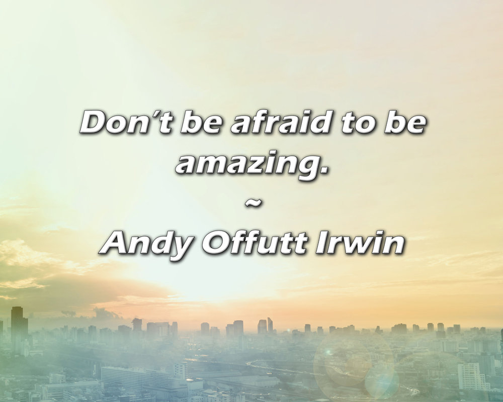 Latitude Run® Artsy Quote "Don’t be afraid to be amazing." By Andy Offutt Irwin Gallery Wrapped ...